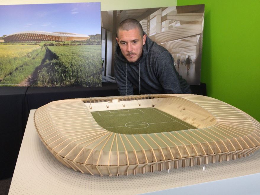 Presentato il progetto dell'Eco Park Stadium | Foto - Sportmediaset