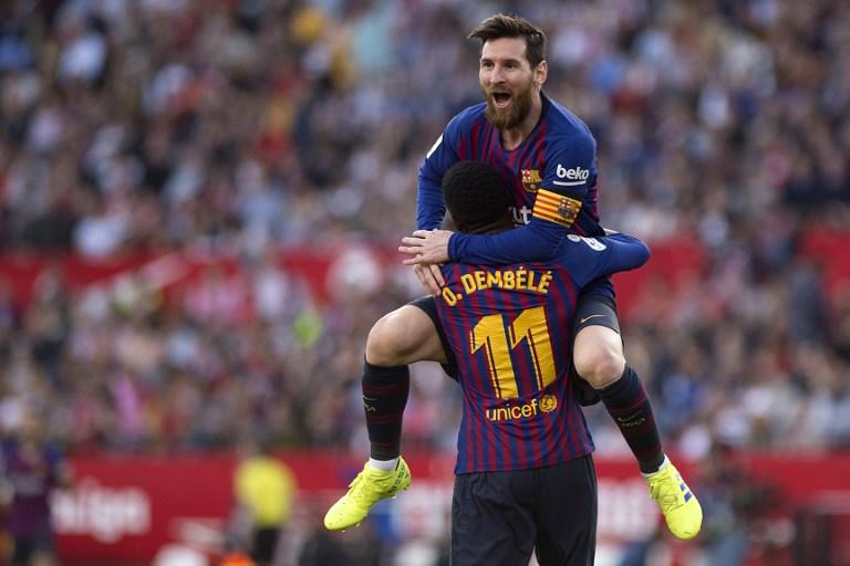 Barcellona, Messi come Pelè: almeno nell'esultanza | Foto - Sportmediaset
