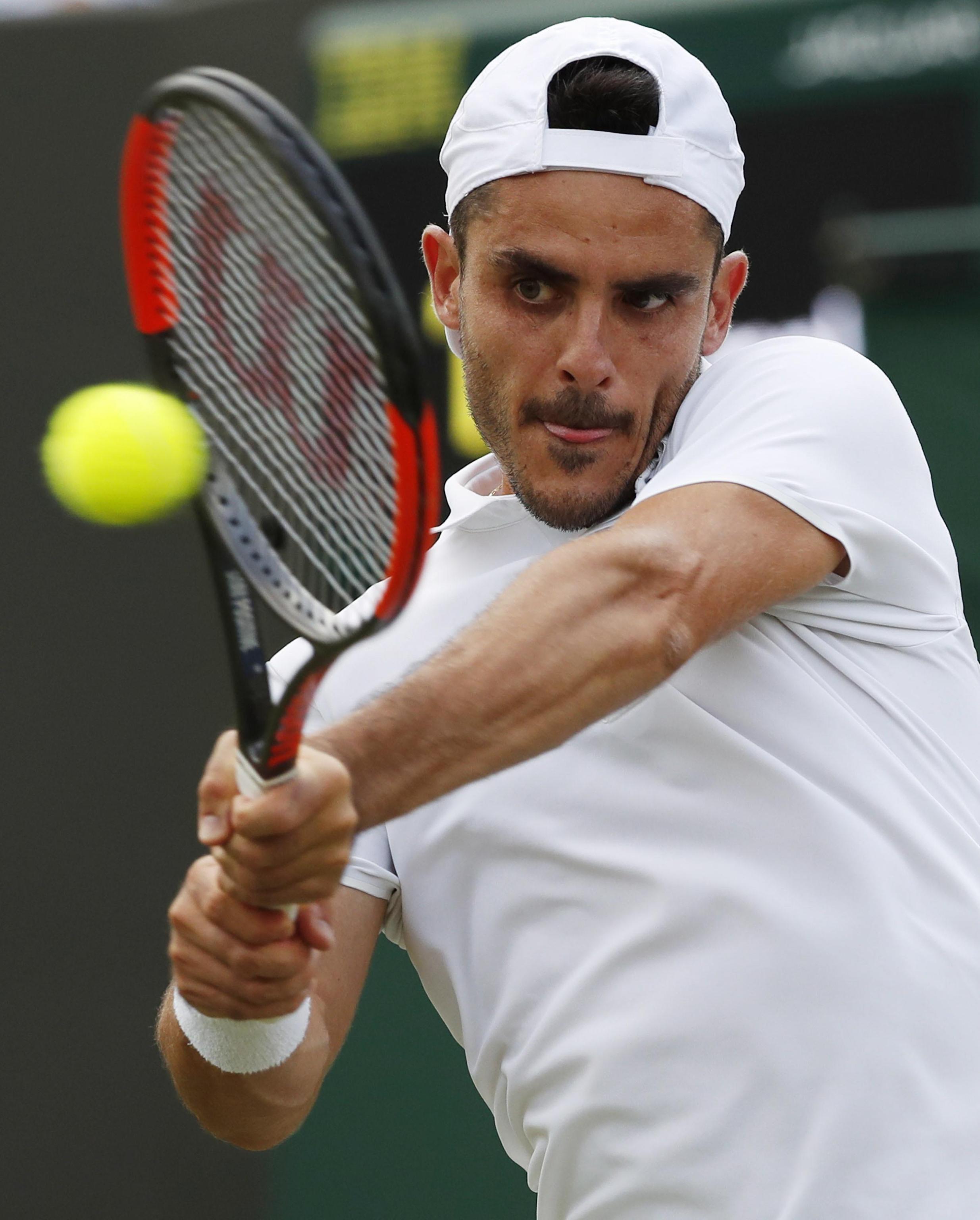 Wimbledon, l'impresa di Fabbiano | Foto - Sportmediaset
