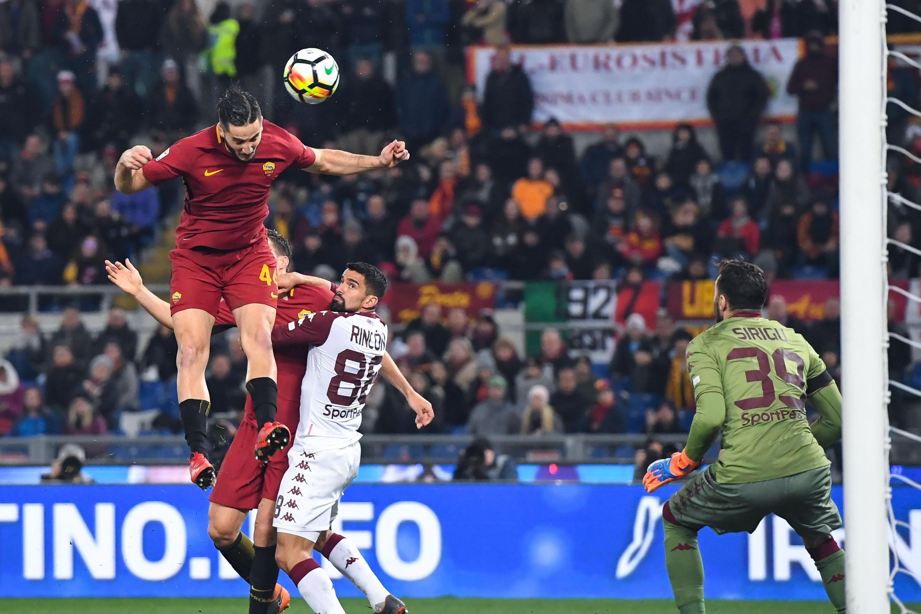 Manolas, gol con dedica ad Astori | Foto - Sportmediaset