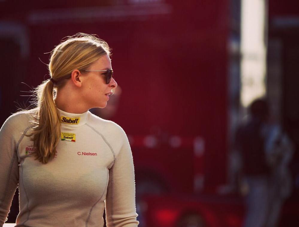 Christina Nielsen alla 24 Ore di Le Mans con la Ferrari | Foto ...